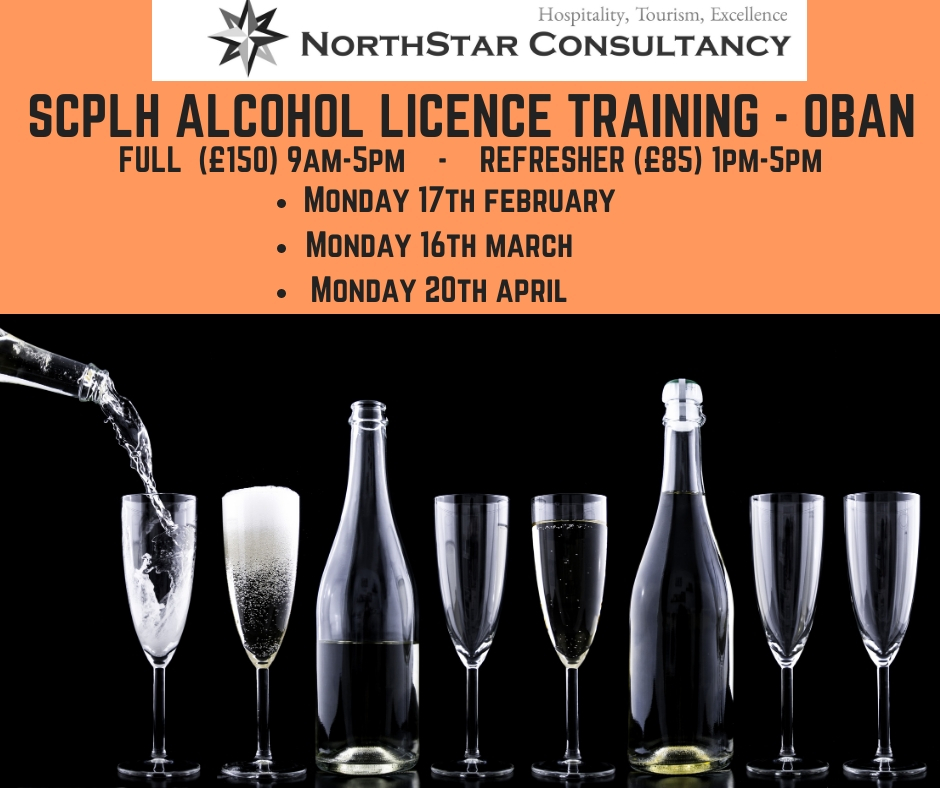 New Alcohol Licence Workshop Dates – Oban, Argyll – NorthStar ...