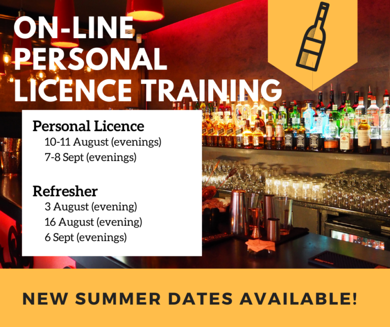 New On-line Personal Licence Dates – NorthStar Consultancy ...