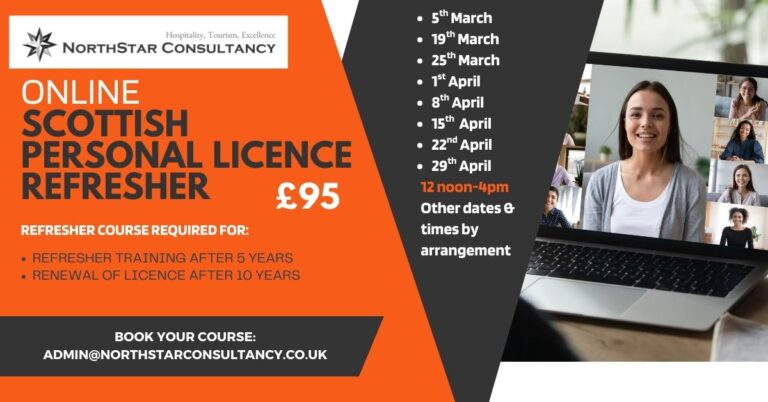 Scottish Personal Licence Refresher (SCPLHR) – NorthStar Consultancy ...